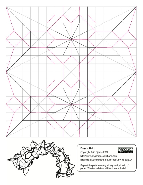 Exhibition piece in progress – Origami Tessellations